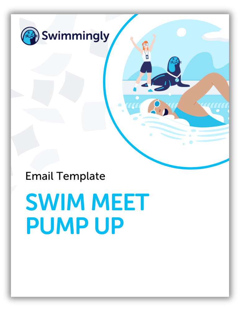 Free Download - Swim Meet Pump Up Email Template
