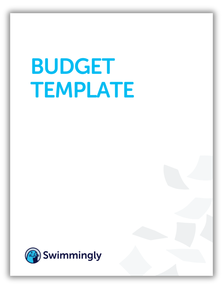 Free Download - Swim Team Budget Template